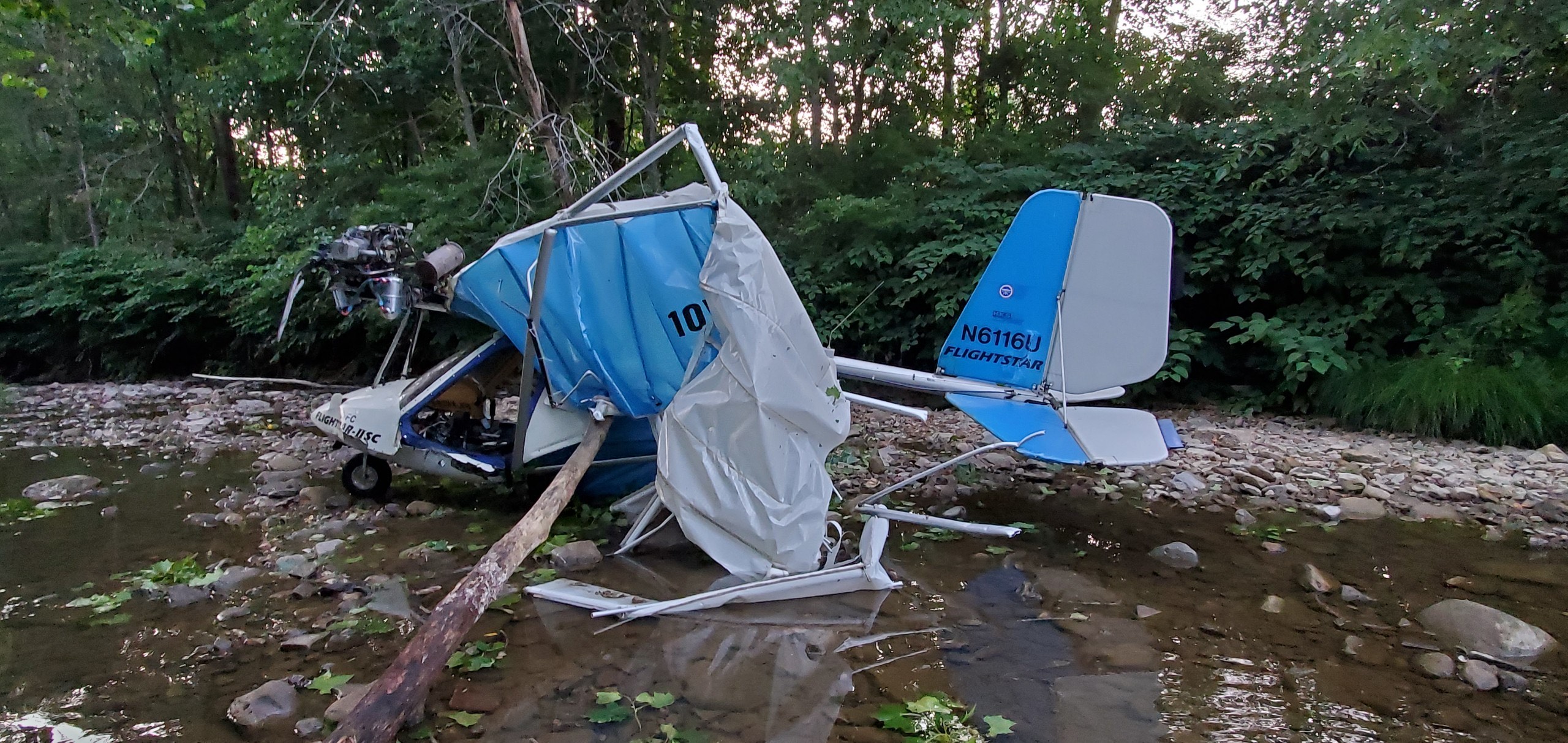 Small plane removed from creek bed after crash in Warren, Pa. | News ...